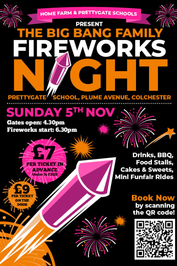 The Big Bang Family Fireworks Night 2023 | Essex Tourist Guide