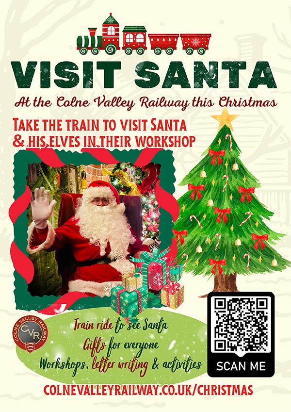 Santa Special at the Colne Valley Railway | Essex Tourist Guide
