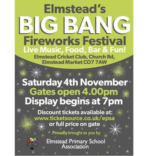 Elmstead's Big Bang Fireworks Festival | Essex Tourist Guide