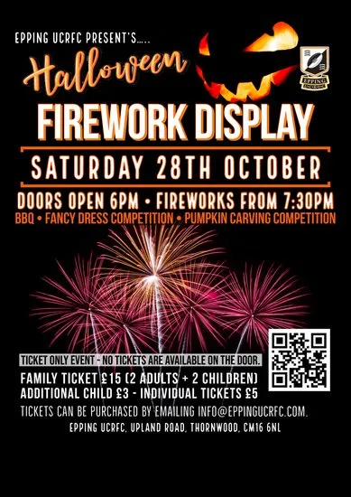 Halloween Firework Display | Essex Tourist Guide