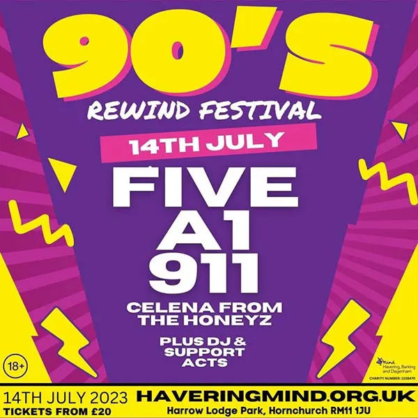 90s Rewind Festival Essex | Essex Tourist Guide