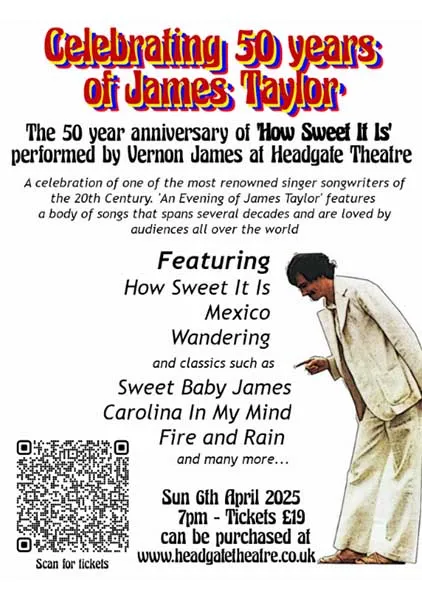 How Sweet It Is - 50 Years of James Taylor | Essex Tourist Guide