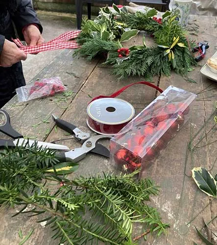 Christmas Wreath Making Workshop | Essex Tourist Guide